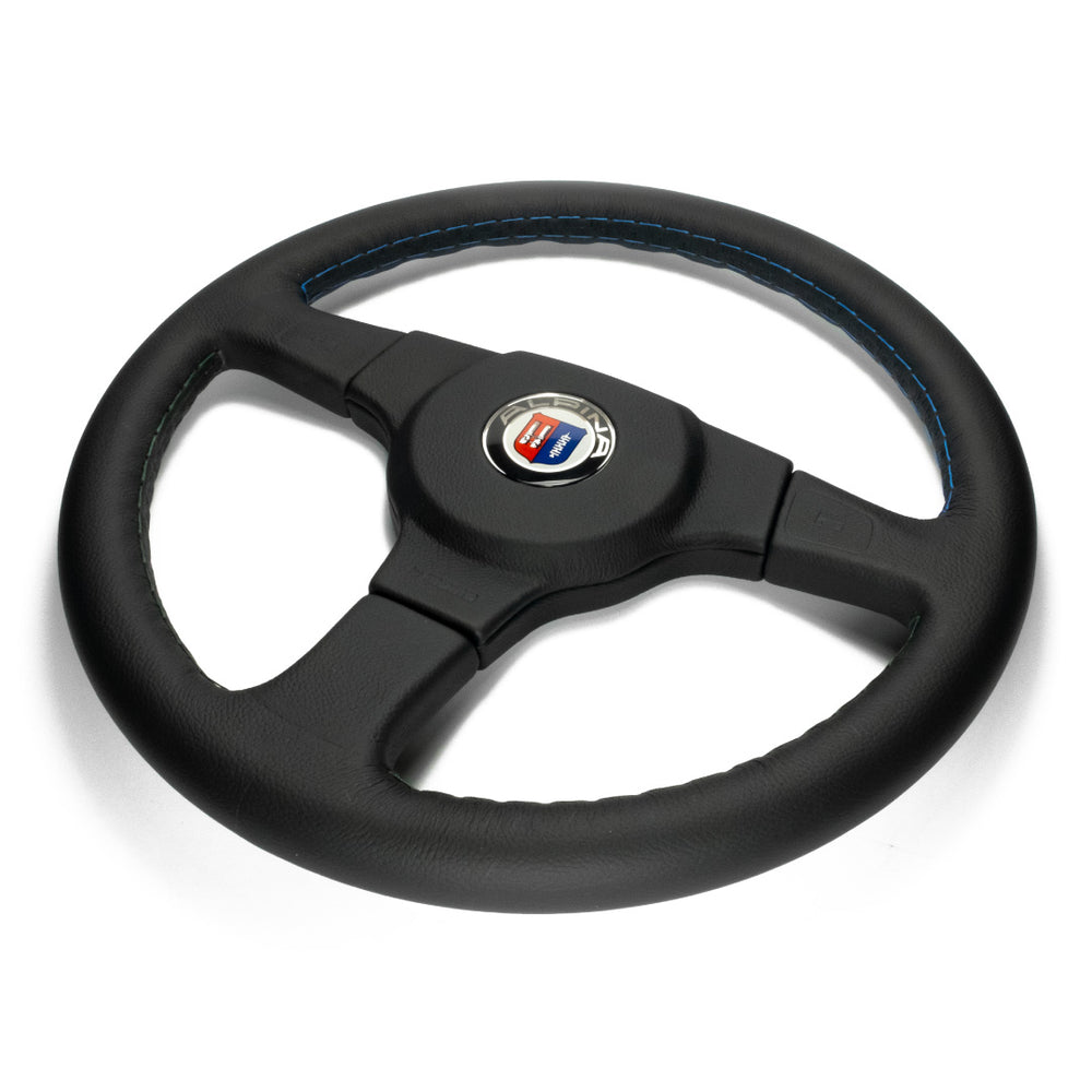 MOMO ALPINA Steering Wheel - Black Leather Black Leather Centre Pad 36