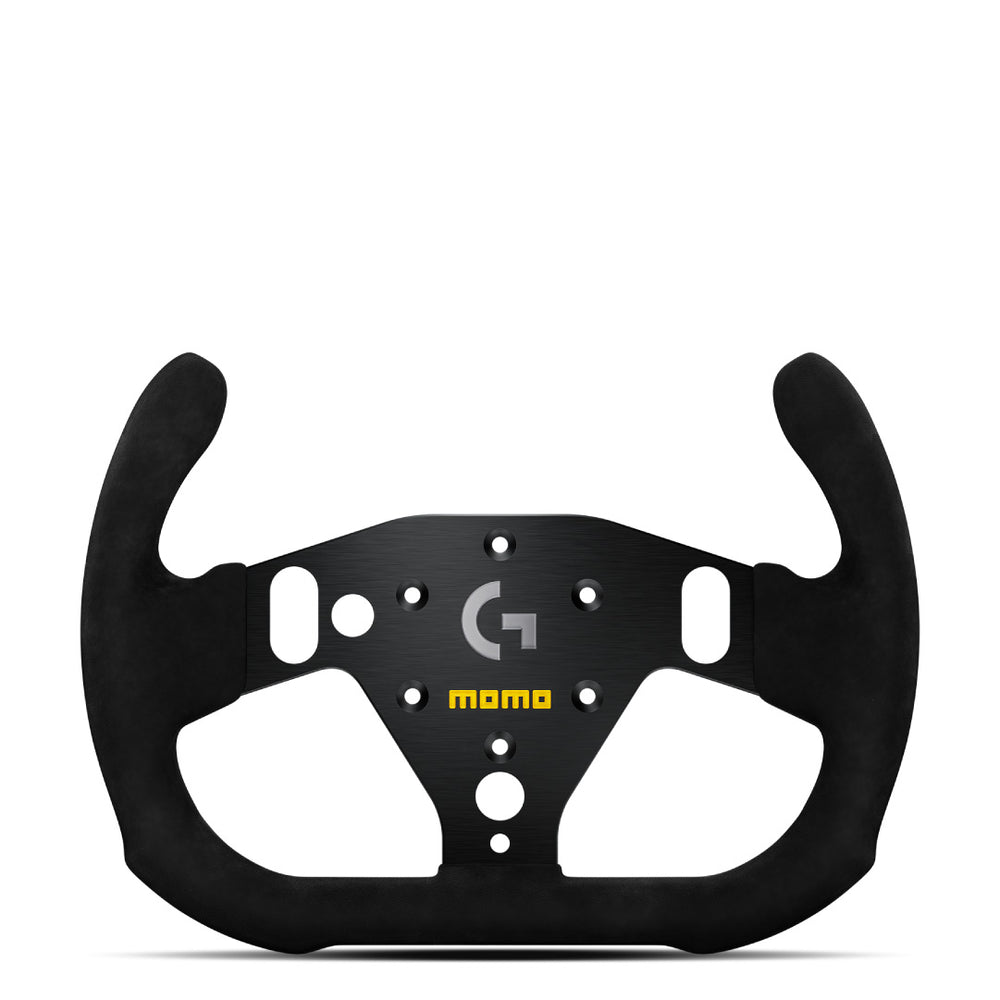 MOMO x Logitech Sim Racing SIM GT-Racer 290 Steering Wheel - Black Alc