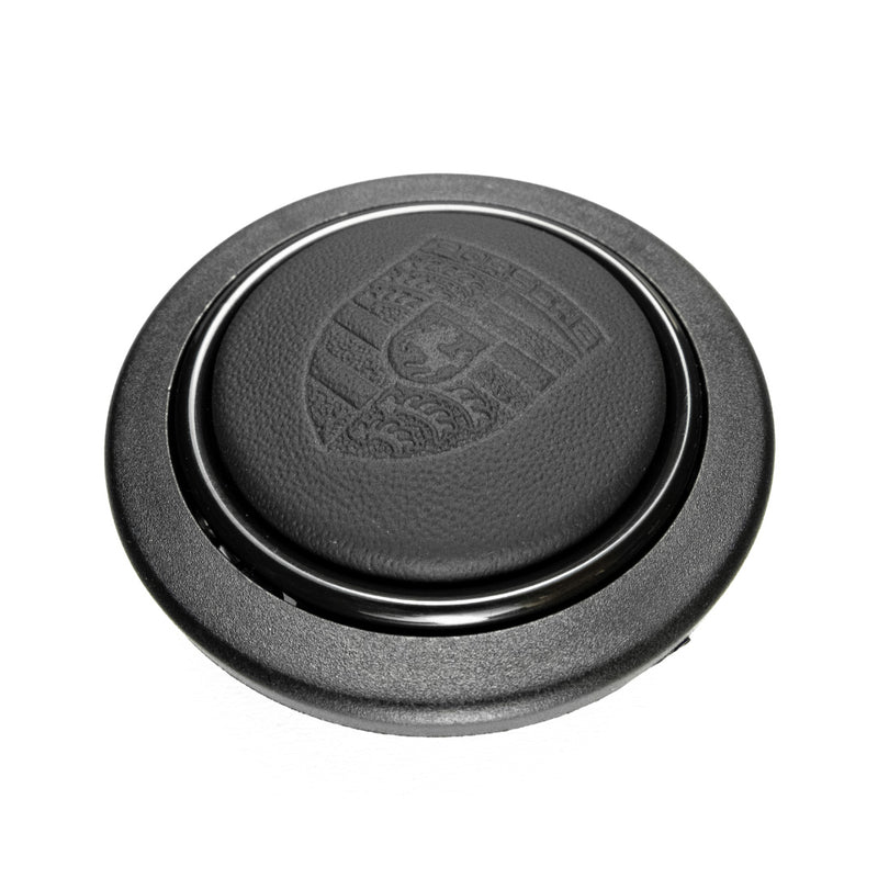 Porsche Napa Leather Horn Button Porsche Embossed Hand Punched Crest