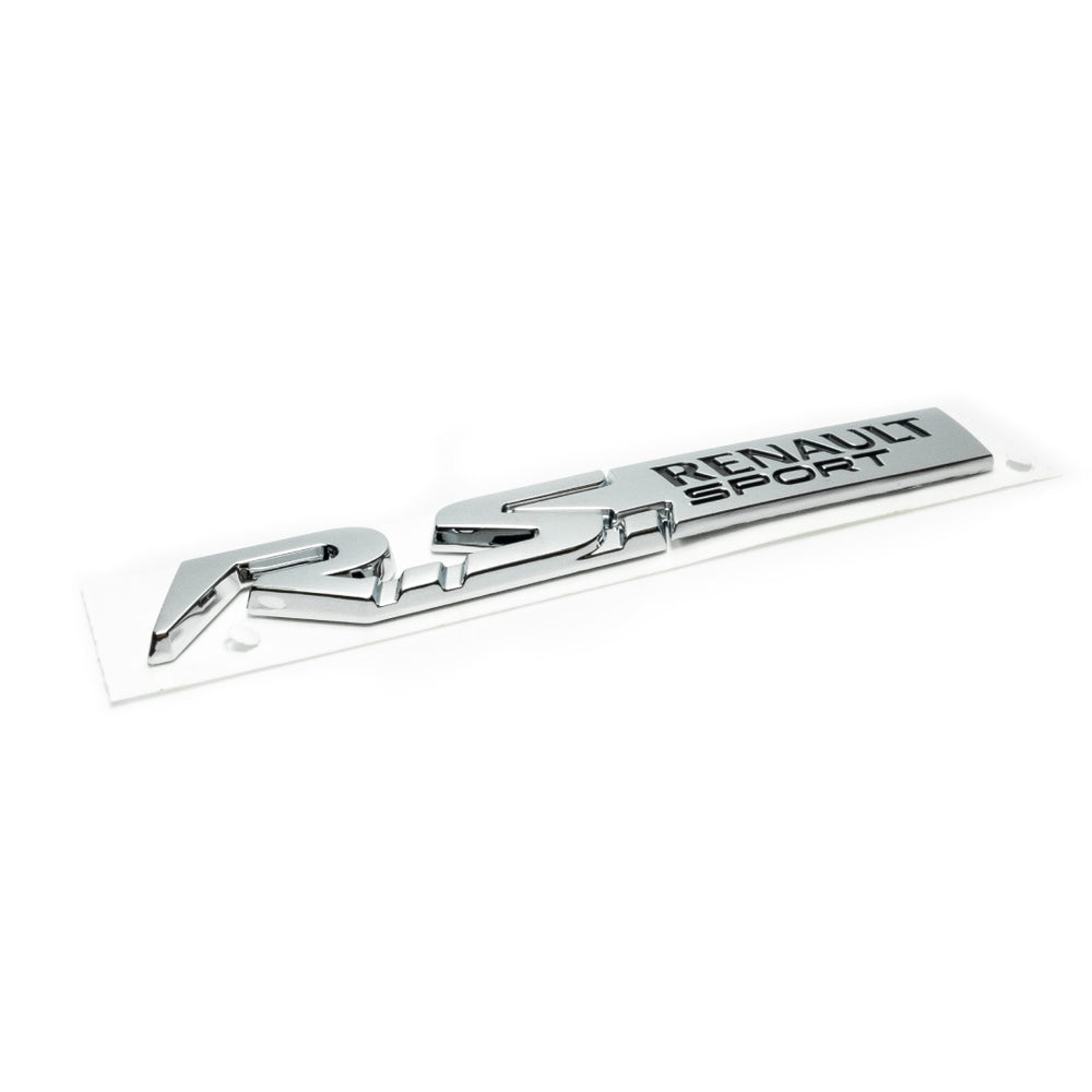 Genuine OEM Renault Sport RS Tailgate Trunk Boot Lid Badge Emblem Lett