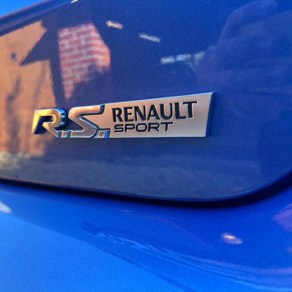 Genuine OEM Renault Sport RS Tailgate Trunk Boot Lid Badge Emblem Lett
